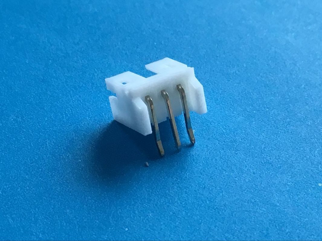 3 Pin 2.0mm Pitch Wafer PCB Mounted Connectors , 90 Degree PCB Power ...